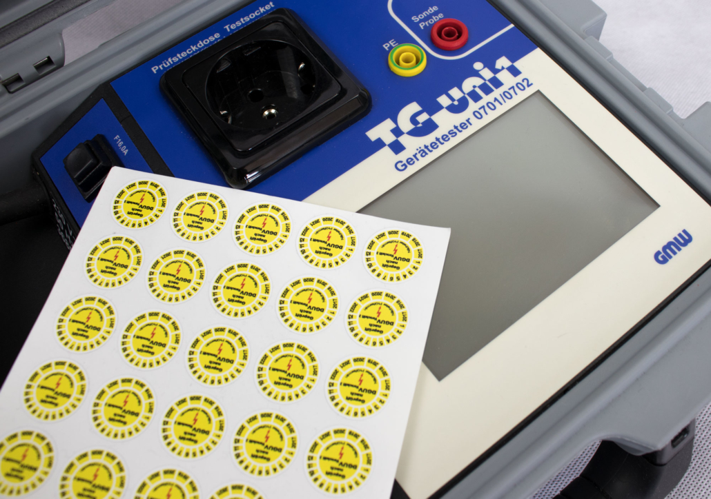 Sicherheitsprüfung DGUV3 – printin GmbH